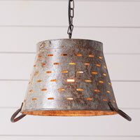 Rustic Olive Bucket Pendant - The Reclaimed Farmhouse